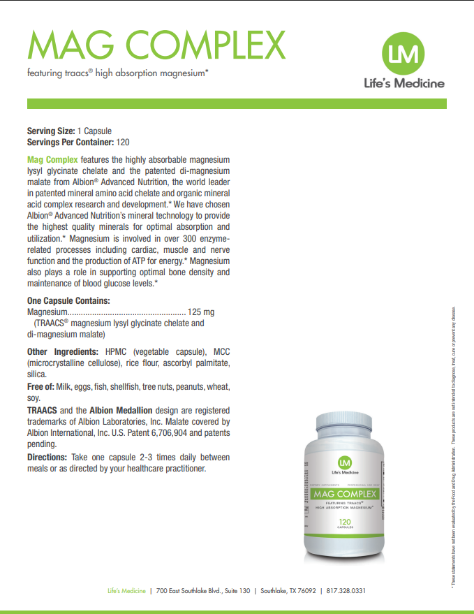 Mag Complex – Life's Medicine