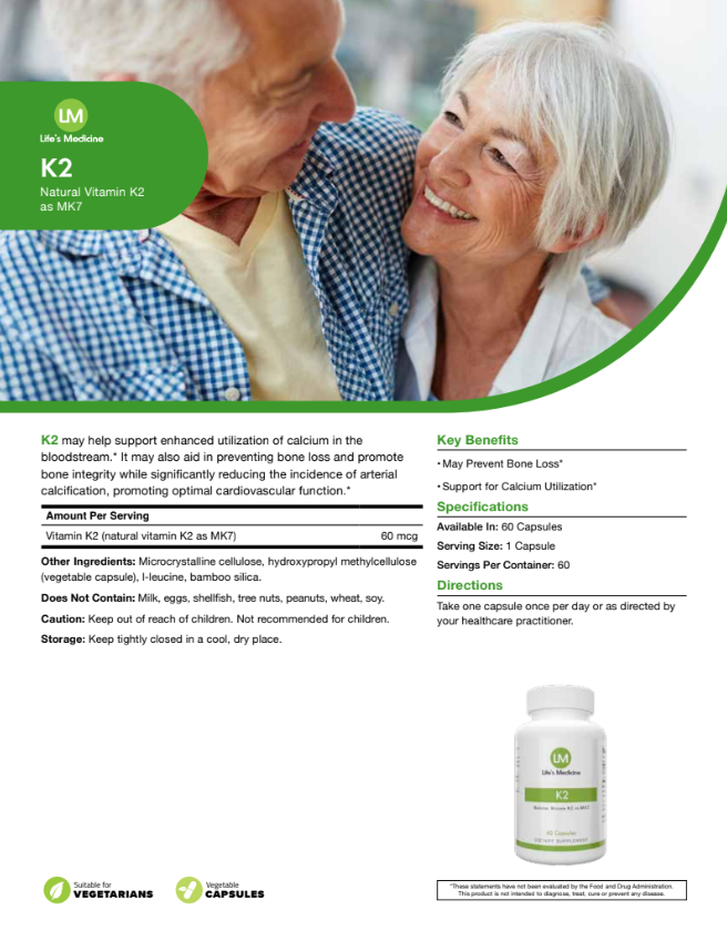 K2 – Life's Medicine